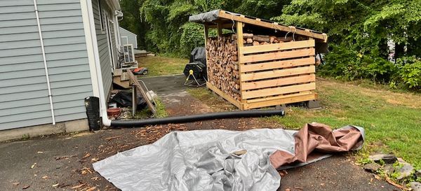 Building a wood shed